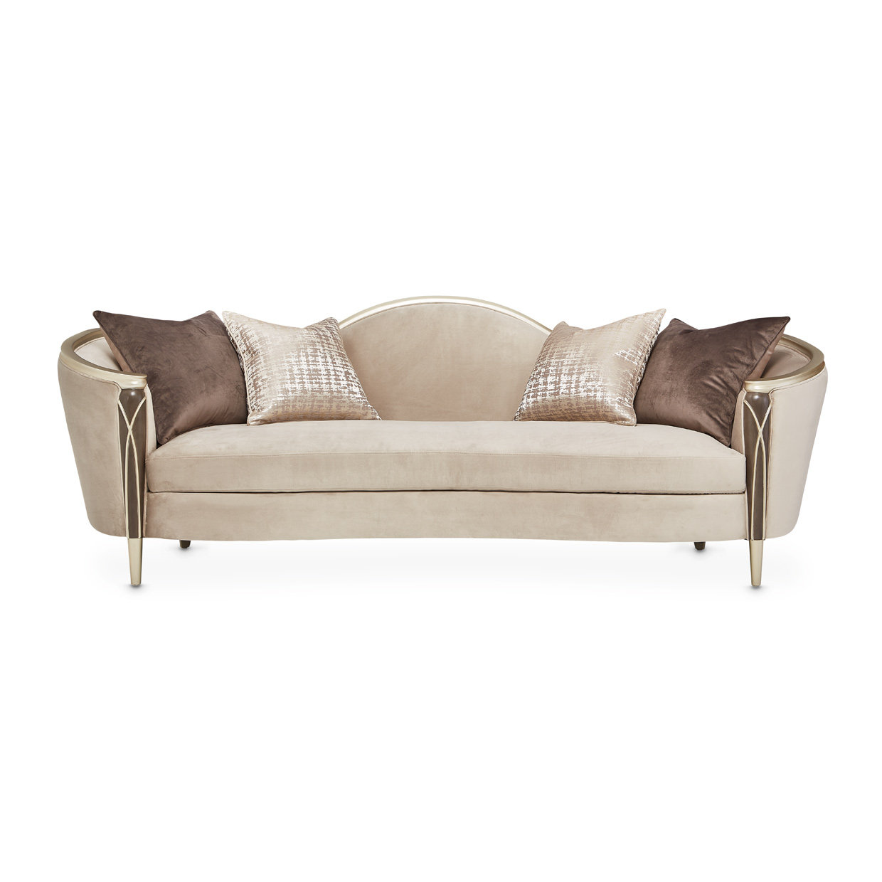 Michael Amini Villa Cherie 101'' Recessed Arm Sofa & Reviews - Wayfair ...