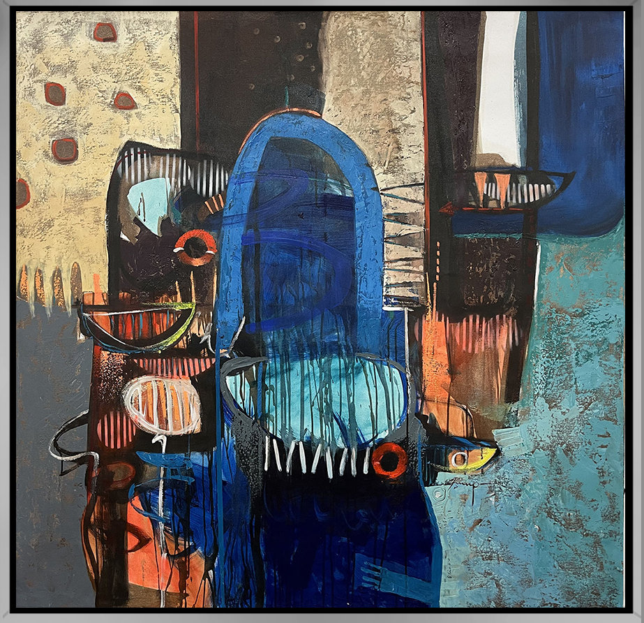 NIFAO Mejor Juntos by Claudio Chunga Wall Art Canvas Painting Signed And Numbered Framed And ...