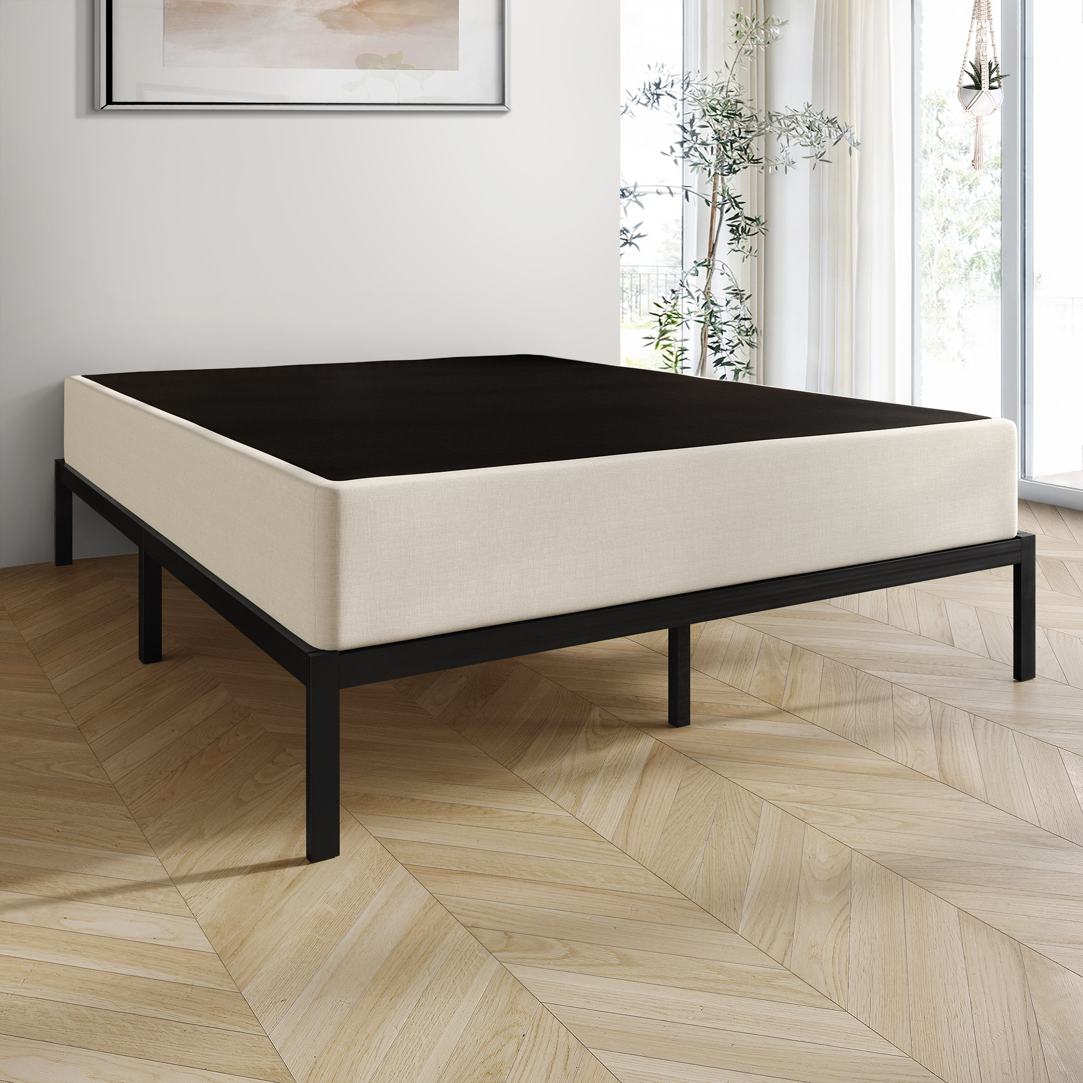 Alwyn Home Knierim 7.88'' Metal Box Spring & Reviews | Wayfair