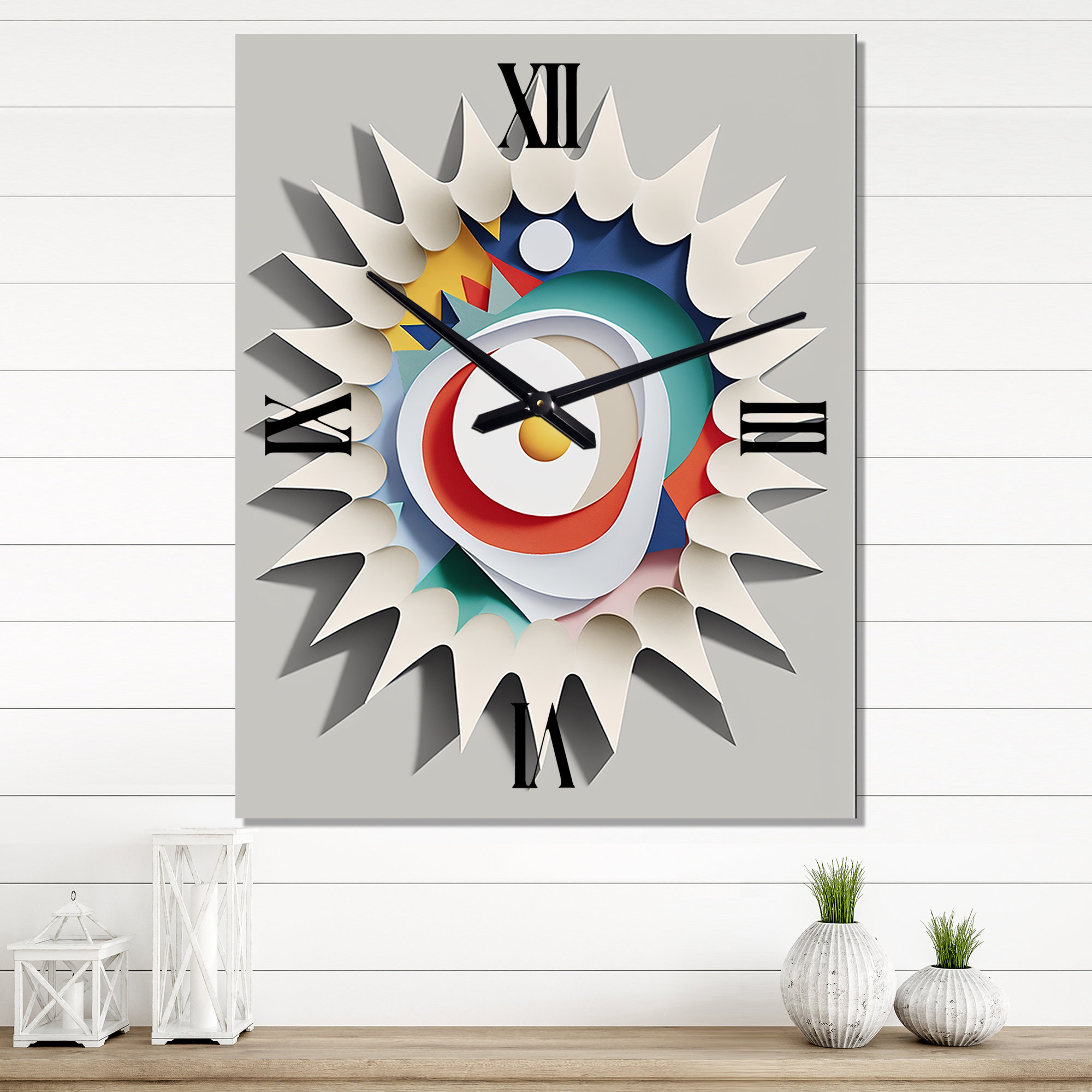 Design Art Sceance Occult Visions - Abstract Spirals Wall Clock | Wayfair