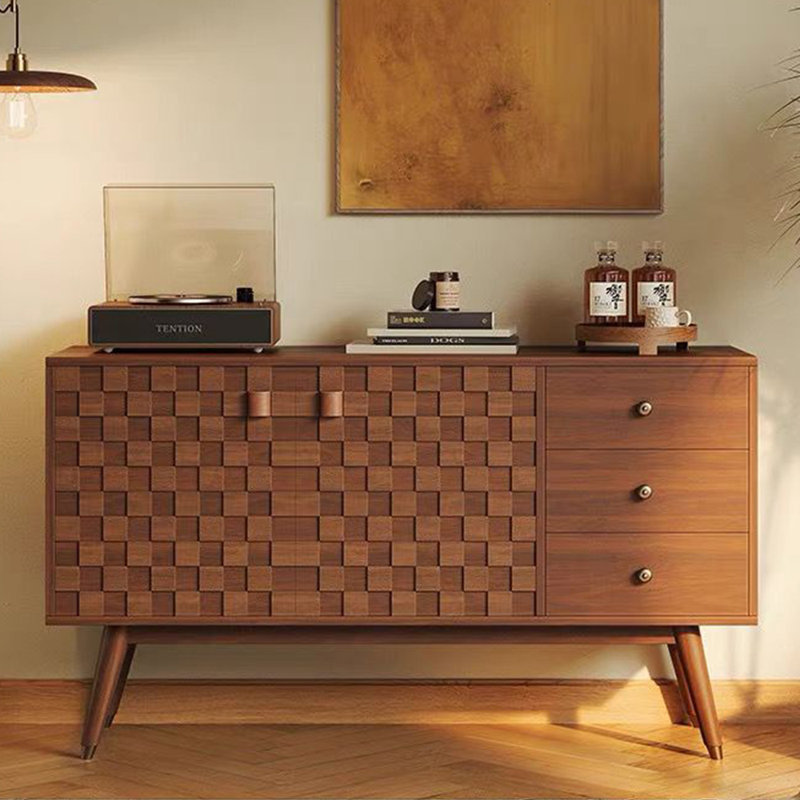 Dream cabinet Retro style solid wood carving locker | Wayfair