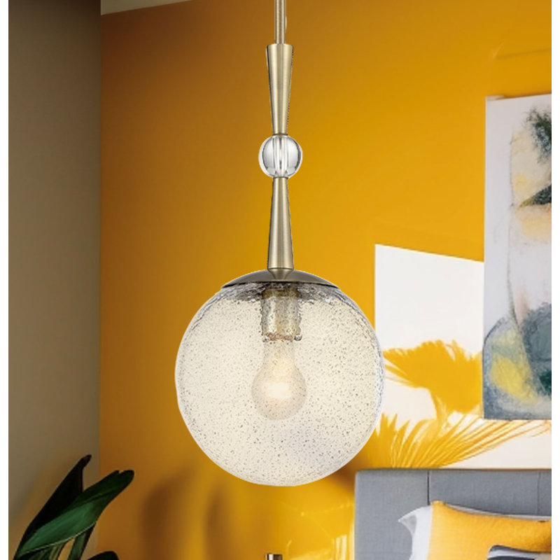 Mercer41 Mattelyn 1 - Light Sphere Globe Pendant | Wayfair
