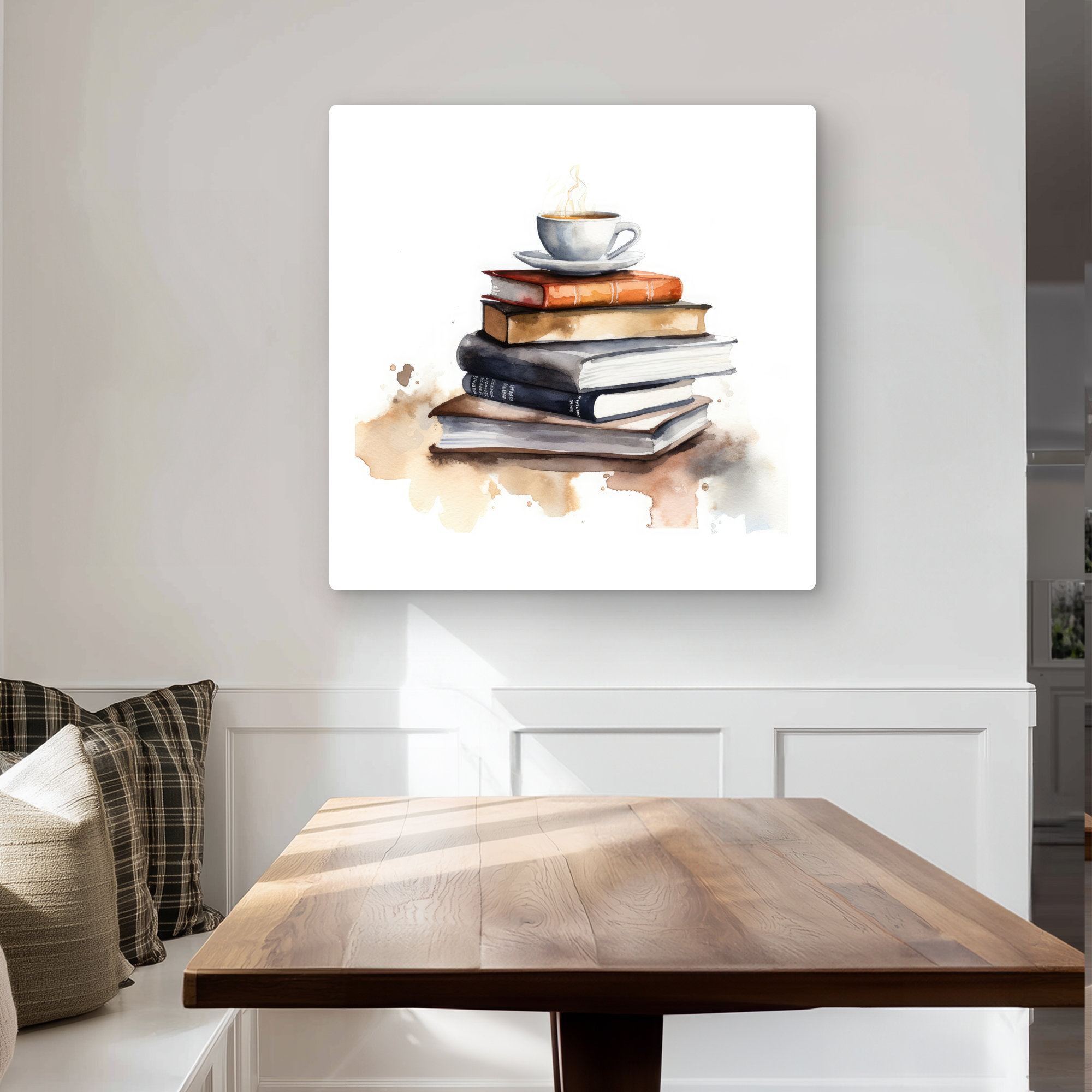 Begin Edition International Inc. Calming Books - Red Food Metal Print ...