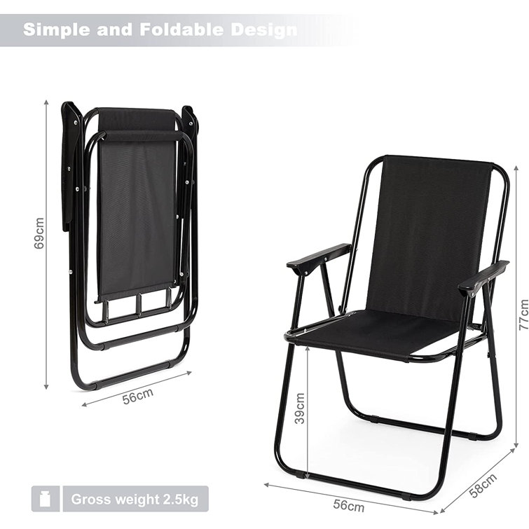 Dakota Fields Alvoid Folding Camping Chair | Wayfair.co.uk