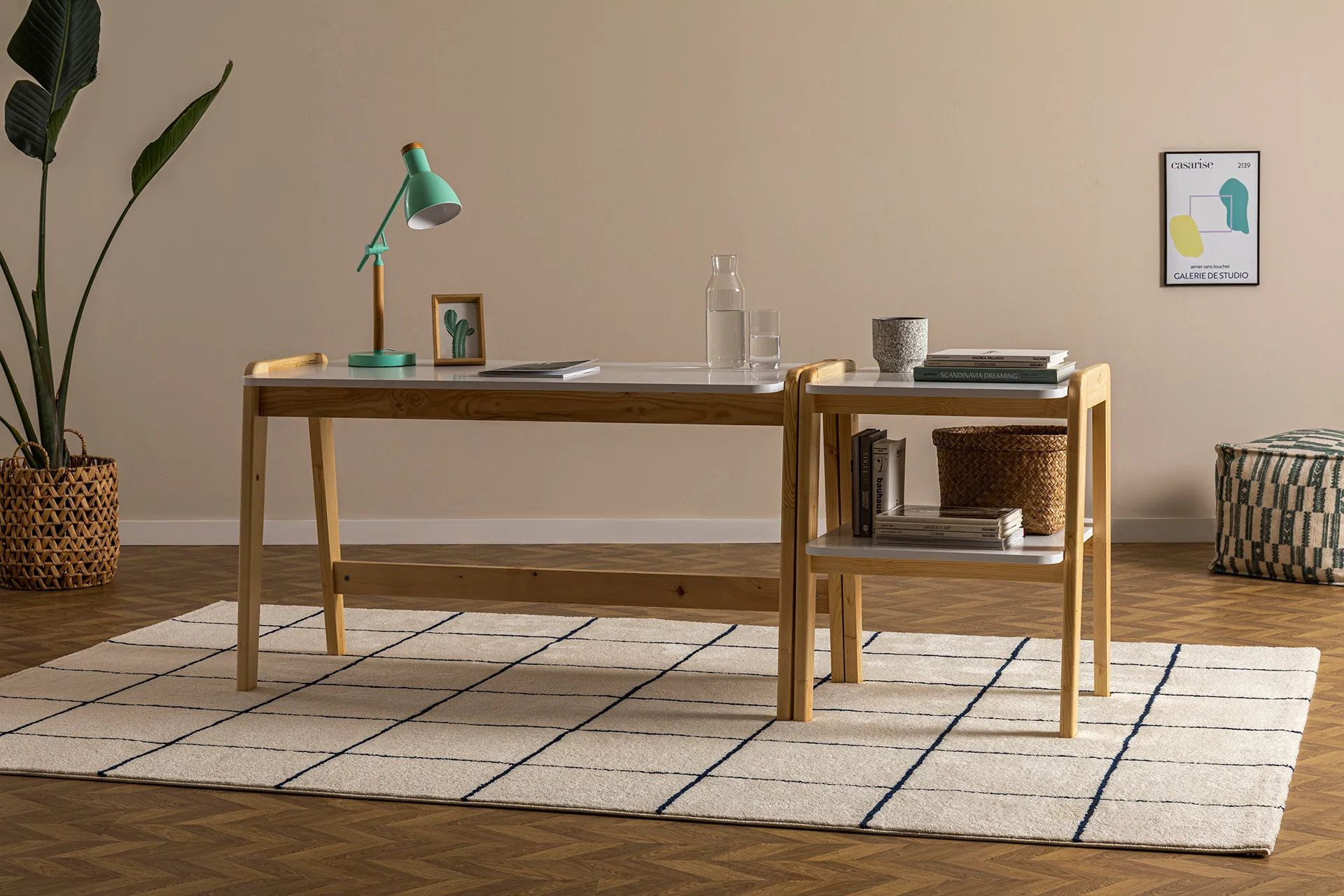 George Oliver Goriun 75'' W Rectangle Computer Desk | Wayfair