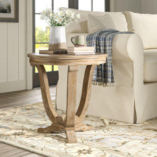 Round Wide End & Side Tables You'll Love | Wayfair
