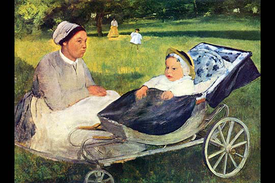 Buyenlarge 'Portrait of Henri Valpincon' by Edward Degas Painting Print ...