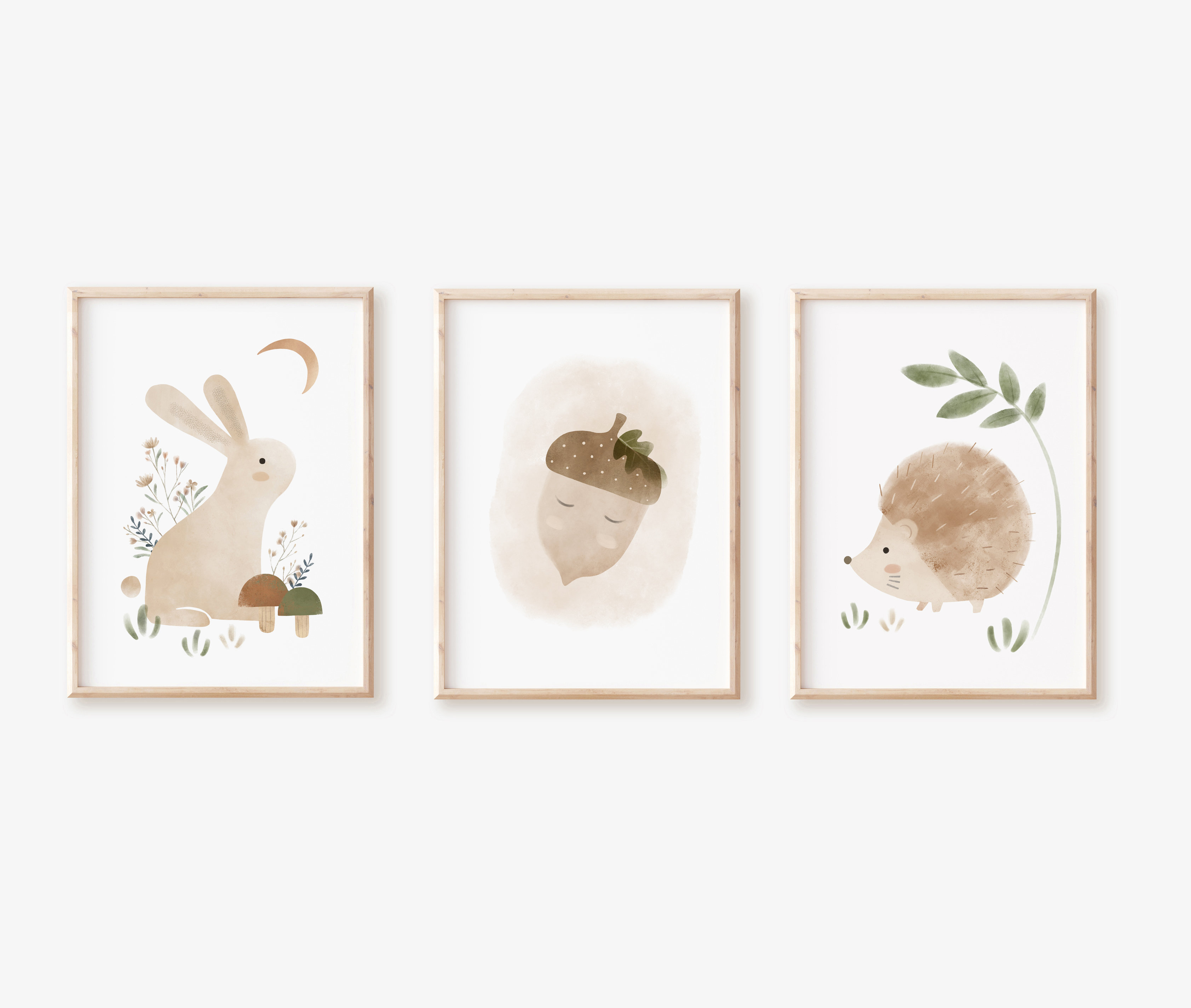 Nemo and Her Woodland Paper Prints - Unframed Prints | Wayfair