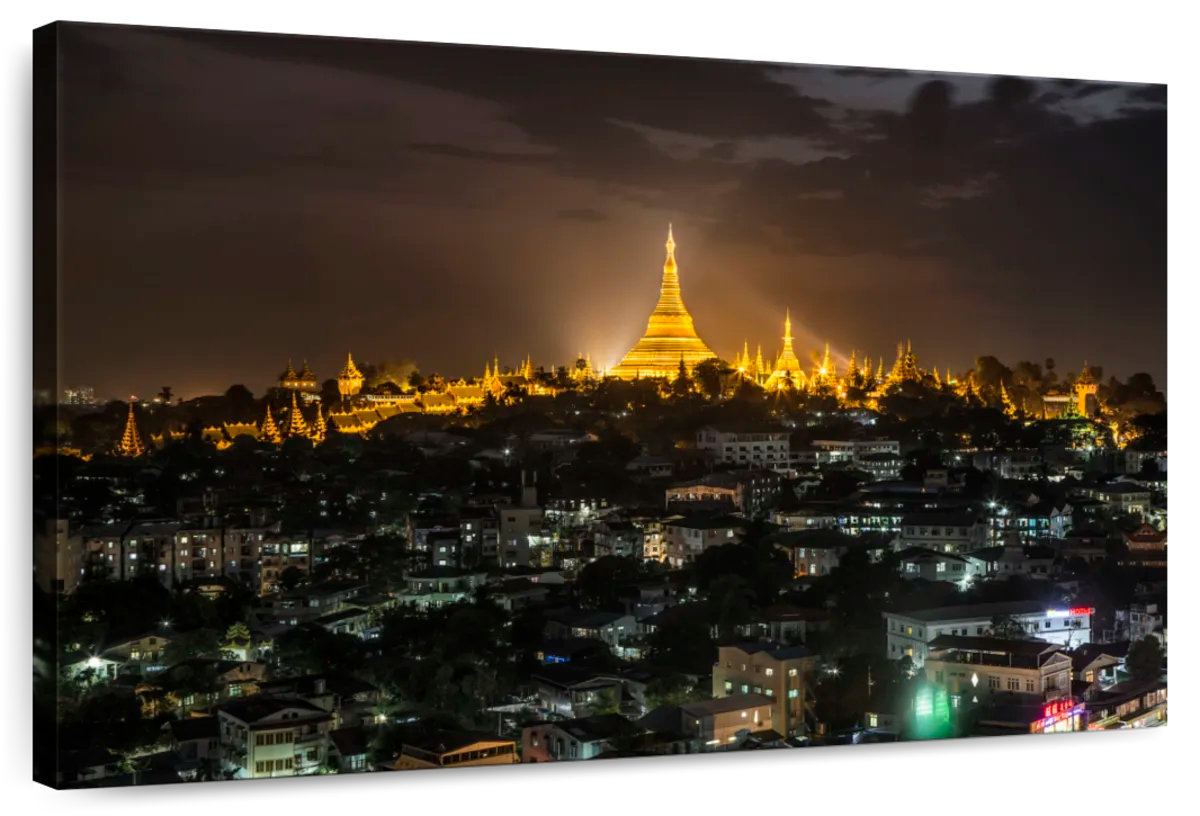 Dakota Fields Javetta Shwedagon Pagoda Above Yangon Burma - Wayfair Canada