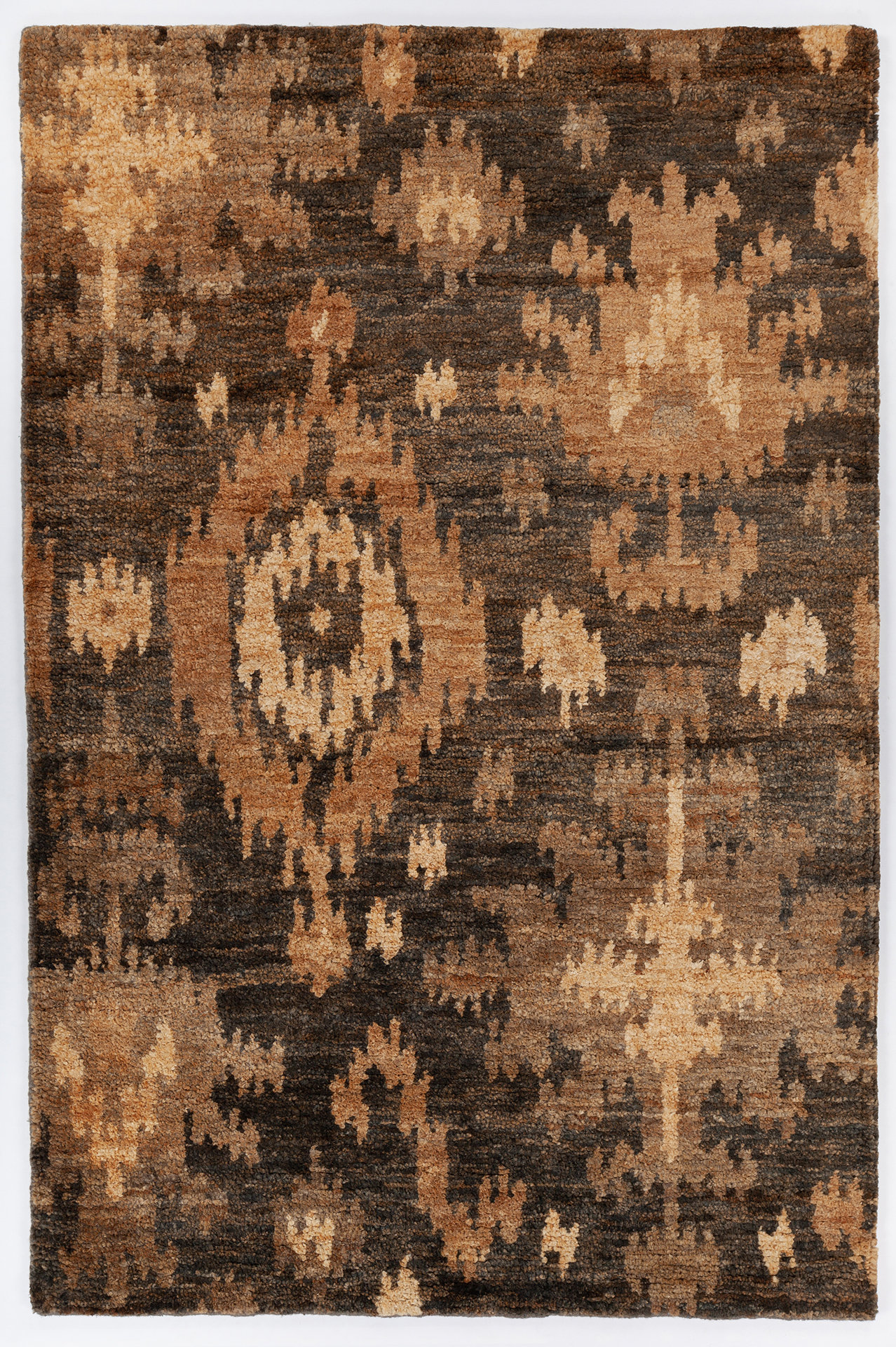 Bungalow Rose Donivan Authentic Hand-Woven Ikat Jute/Sisal Rug | Wayfair
