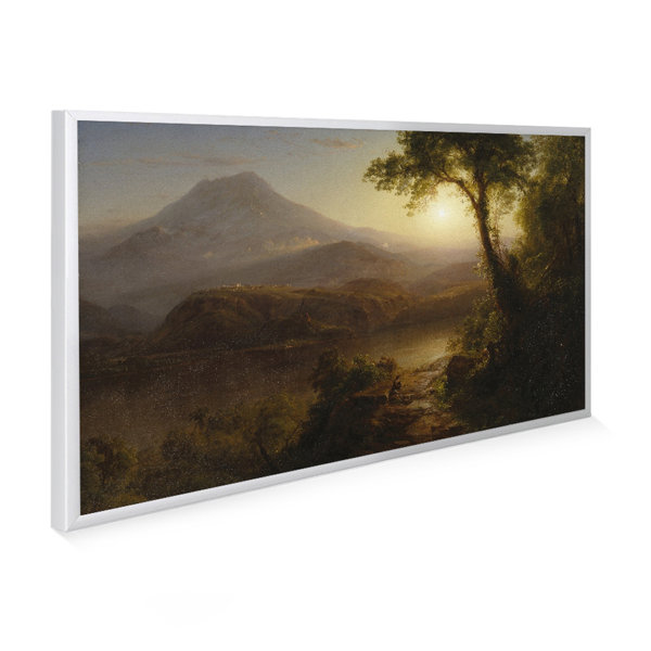 Mirrorstone Tropical Scenery Picture Infrared Wi-Fi + Remote Flat ...