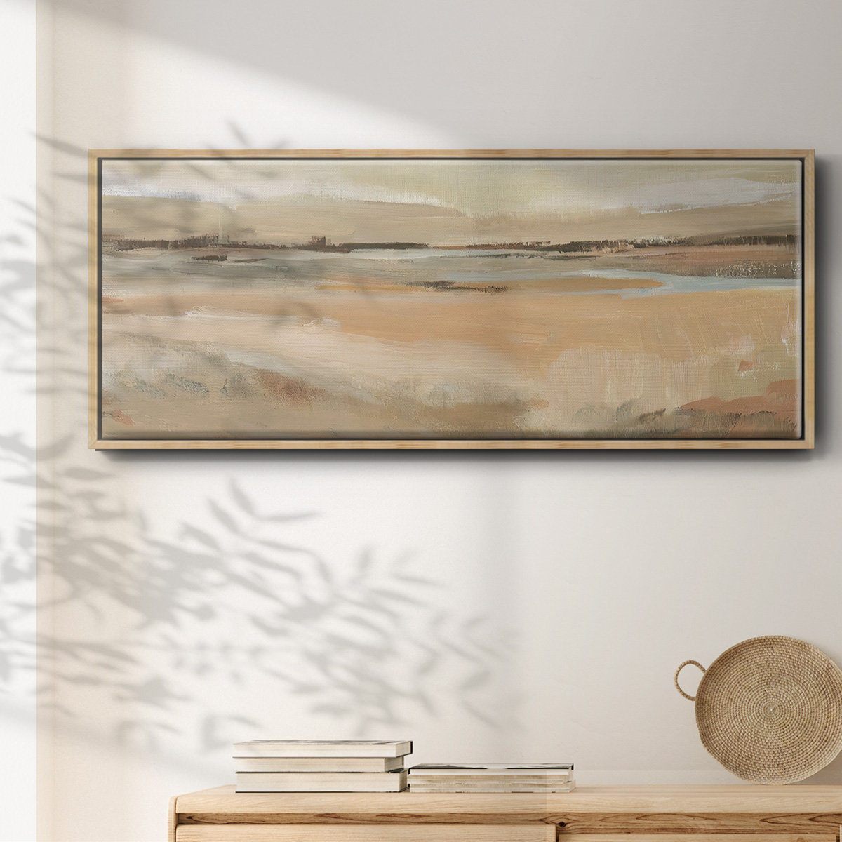 Wexford Home Earth Tone Landscape II- Framed Canvas | Wayfair