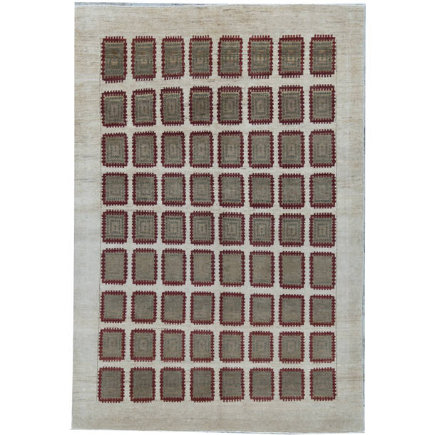 Bokara Rug Co., Inc. Hand-Knotted High-Quality Red and Green Area Rug ...