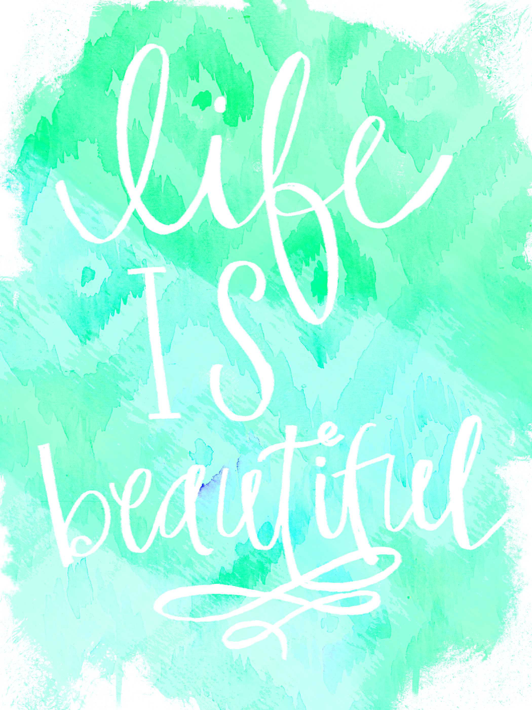 Trinx Watercoler Blue Beautiful - Wayfair Canada