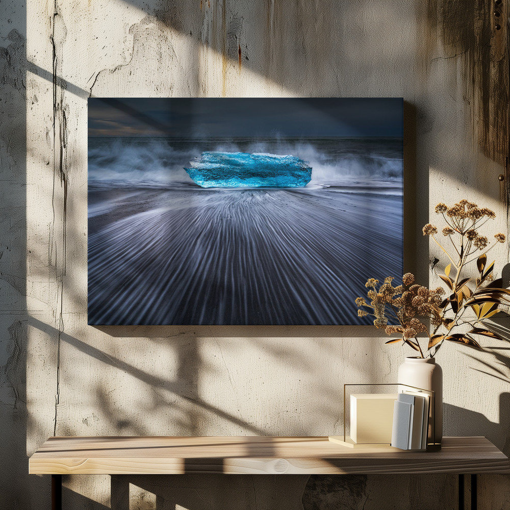 Brayden Studio Blue Diamond Canvas Print | Wayfair.co.uk