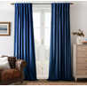Mercer41 Dessy Velvet Curtains 2 Panel Set Super Soft luxury Rod Pocket ...