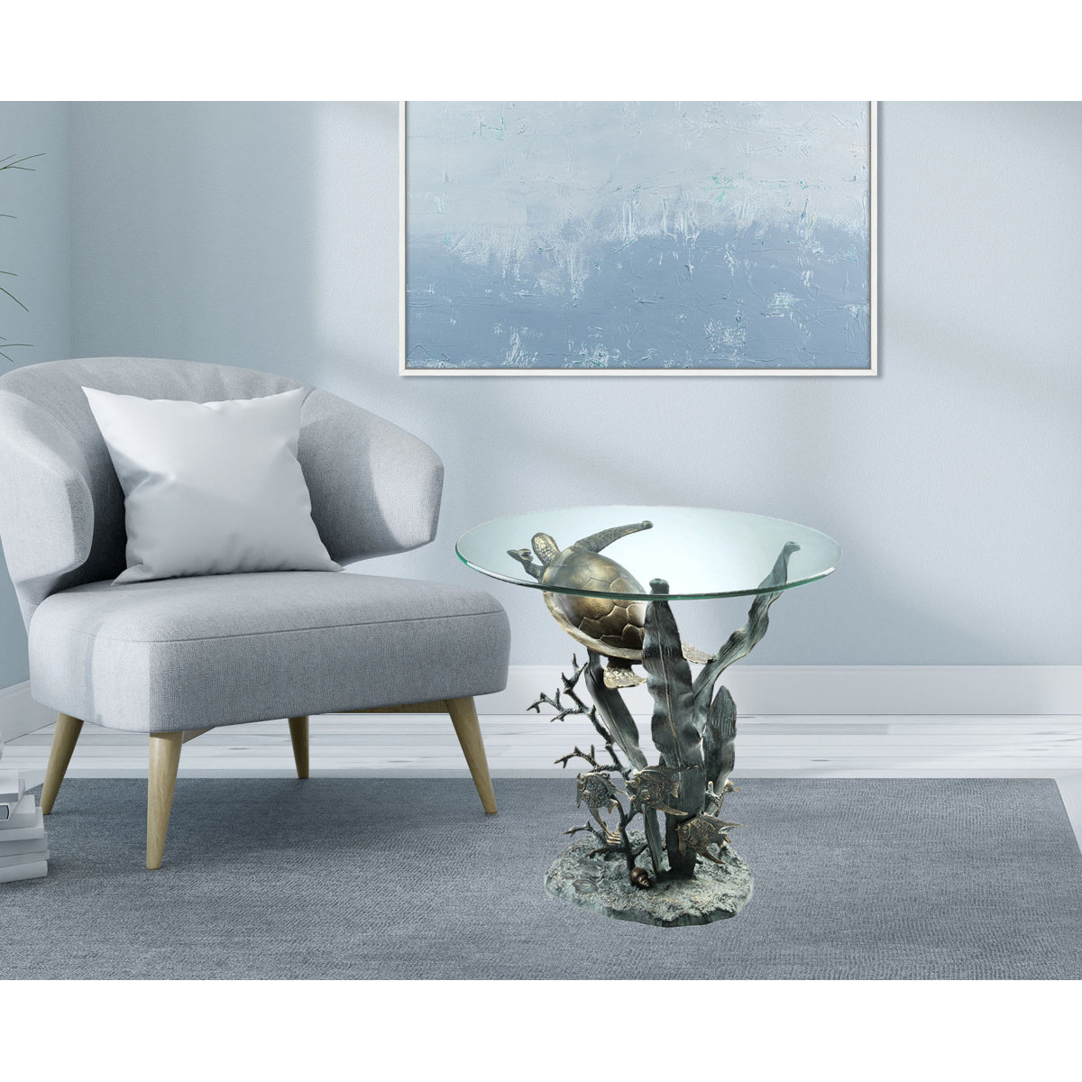 Bay Isle Home™ Daughtrey Sea Turtle End Table & Reviews | Wayfair