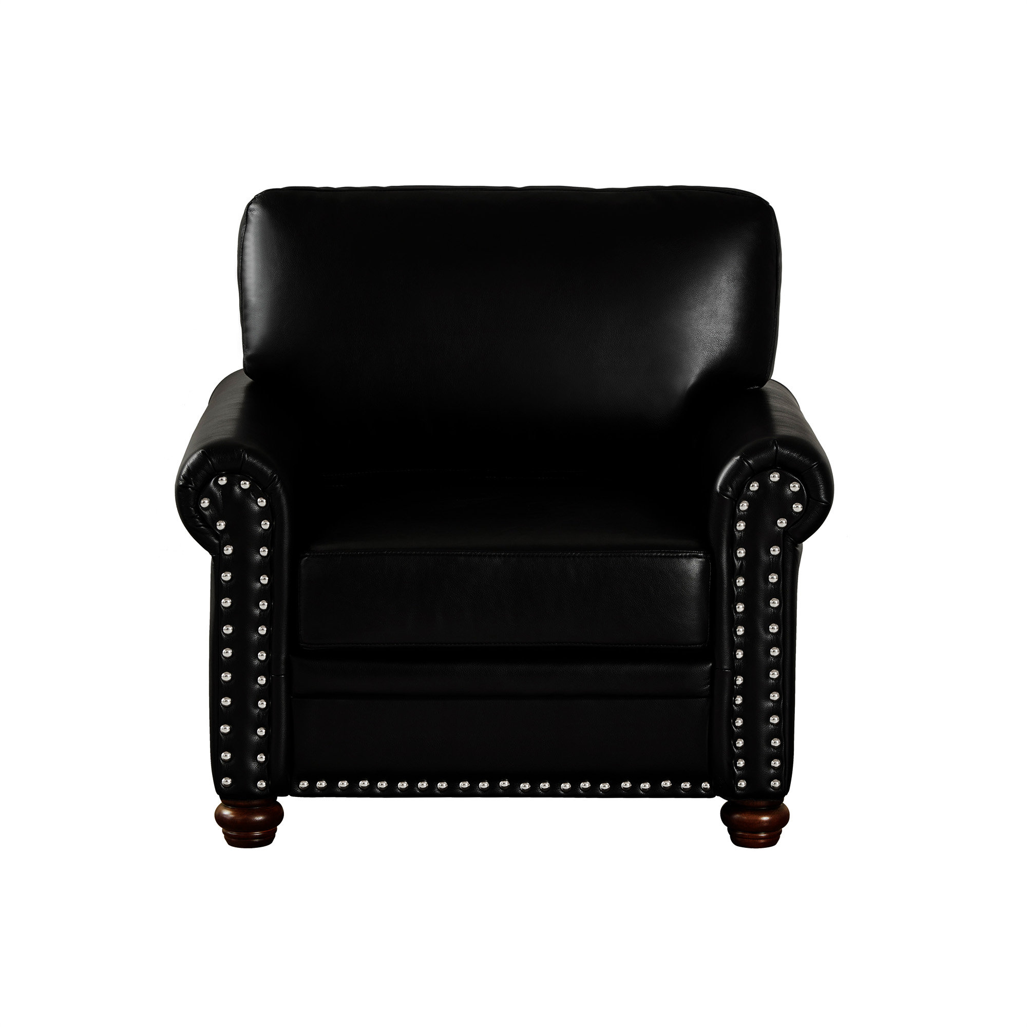 Red Barrel Studio Living Room Sofa Single Seat Chair With Wood Leg Faux ...
