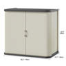 Balconera 90 Gallon Resin in Beige Cabinet Deck Box in Beige & Reviews ...
