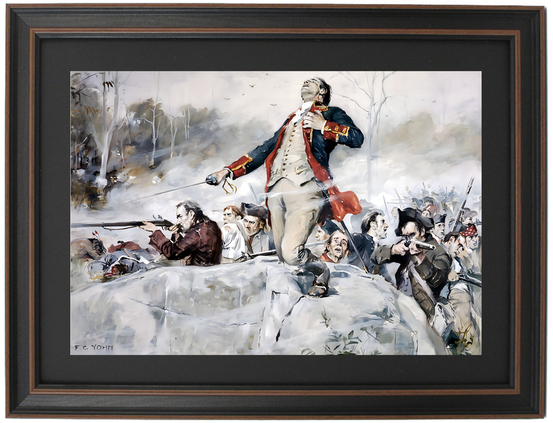 Red Barrel Studio® Death Of Colonel Williams (1755) By Frederick Coffay ...