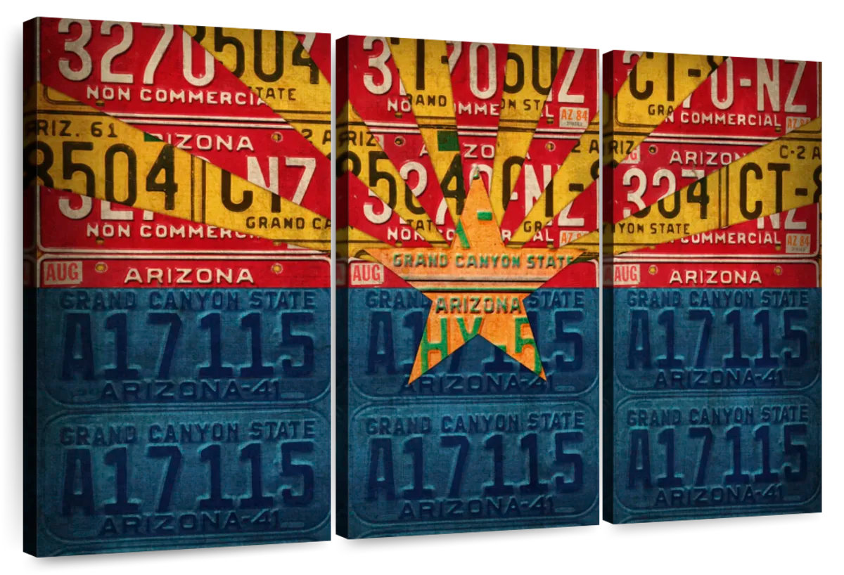Latitude Run® License Plates Arizona Flag | Wayfair