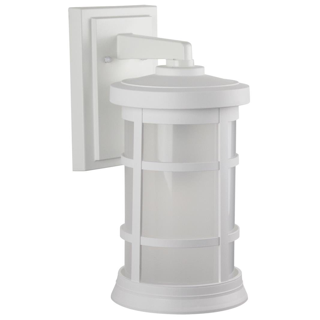 Solus Artisan Large Cylinder Wall Mount Security Lantern with Dusk-to ...