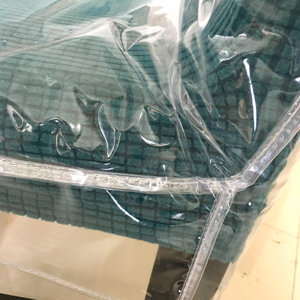 Latitude Run® Plastic Dining Chair Covers With Backrests,Clear PVC Seat ...