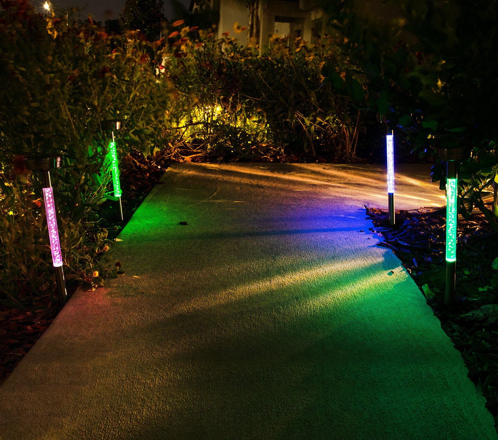 Morvat Polished Low Voltage Battery Powered Integrated LED Pathway ...