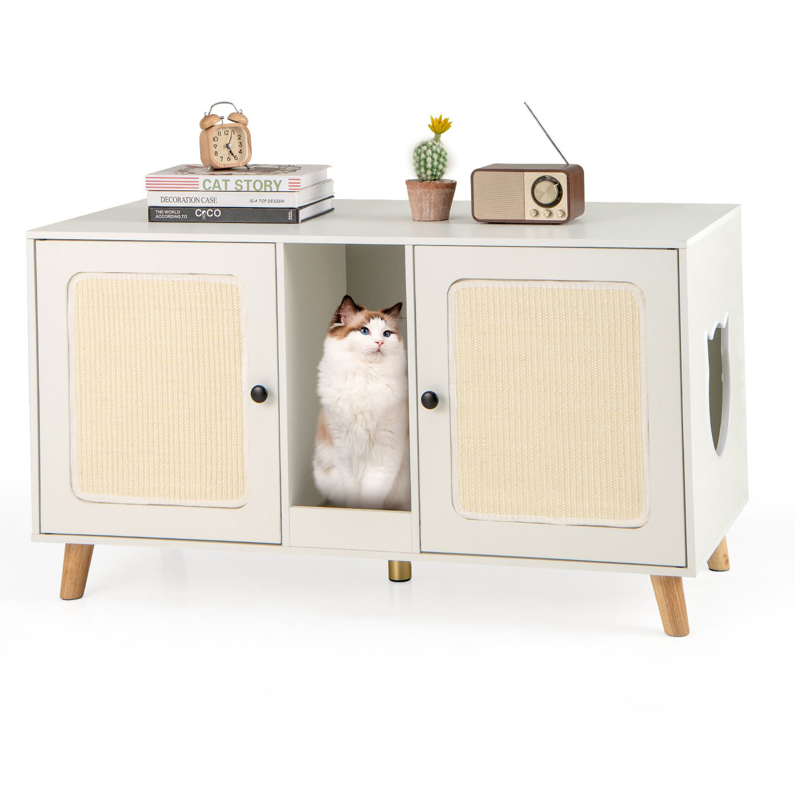 Isabelline Cat Litter Box Enclosure | Wayfair.co.uk