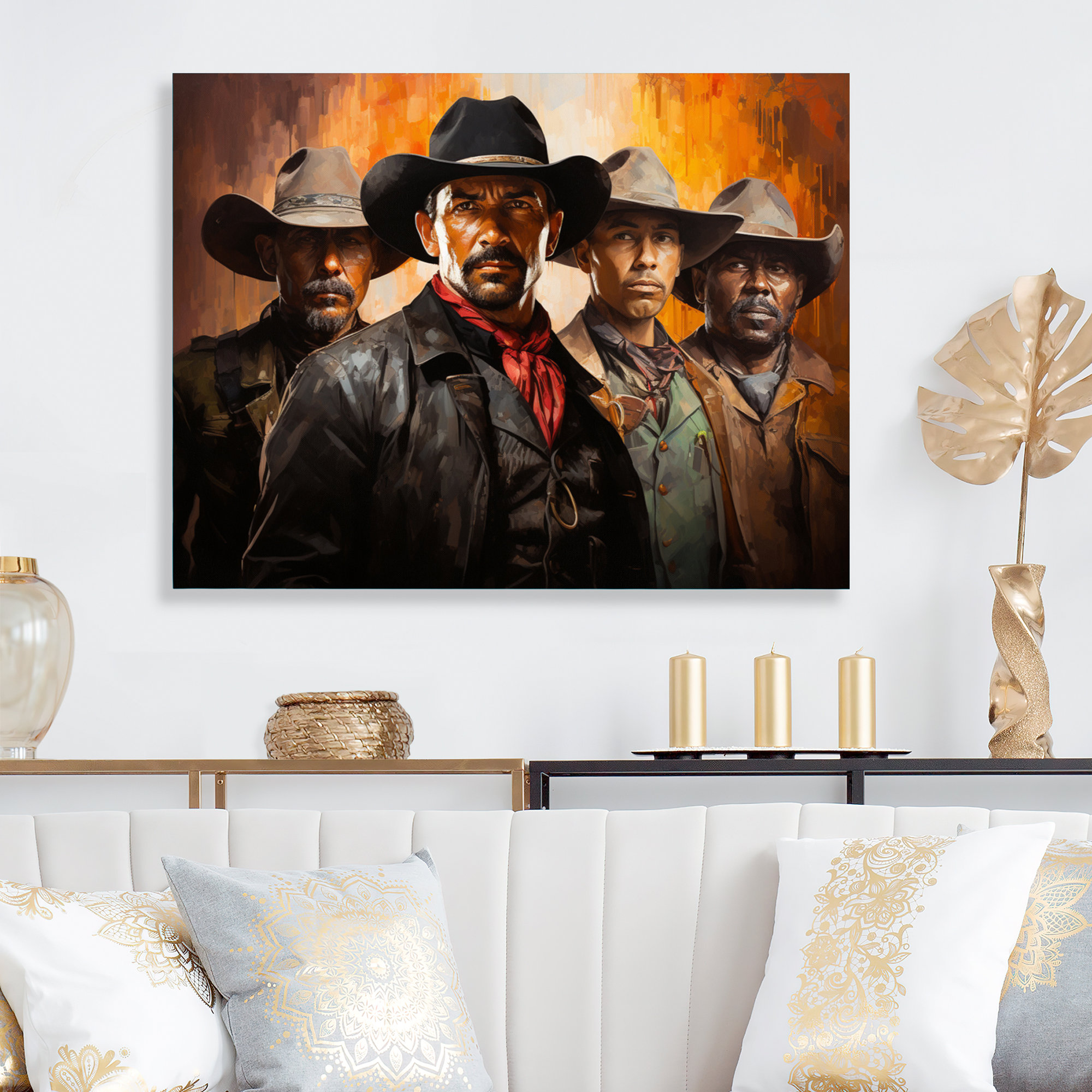 Winston Porter Western Frontier Vigilantes Cowboys II - Western Metal ...