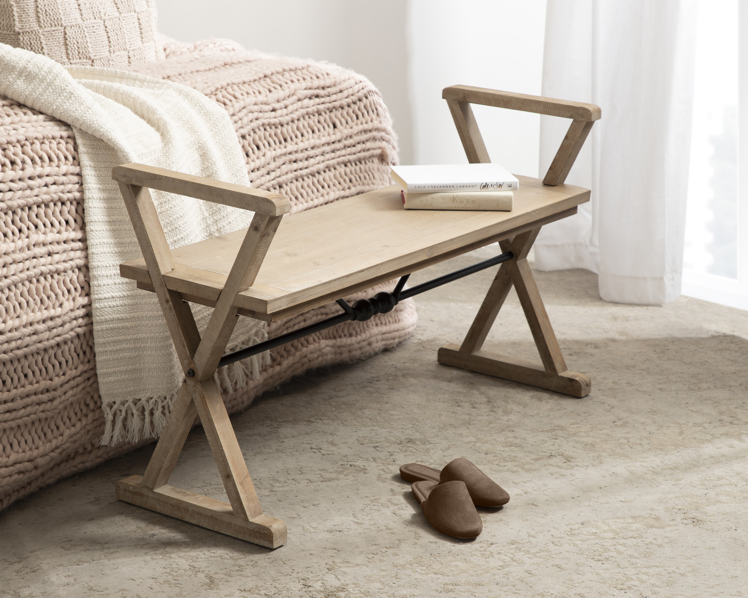 Laurel Foundry Modern Farmhouse® Petrin Entryway Bench & Reviews ...