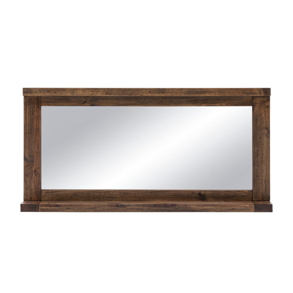 Alpen Home Crewe Rectangle Solid Wood Wall Mirror | Wayfair.co.uk