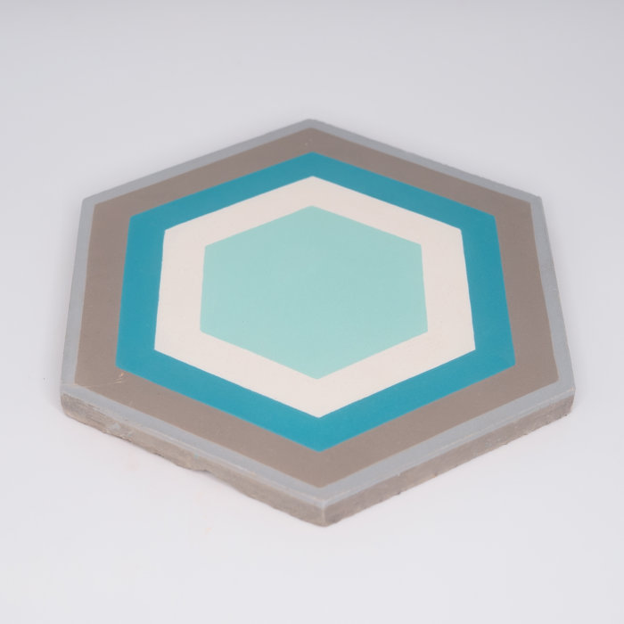 Moroccan Mosaic Tile House Menara 8" x 9" Cement Patterned Wall & Floor ...