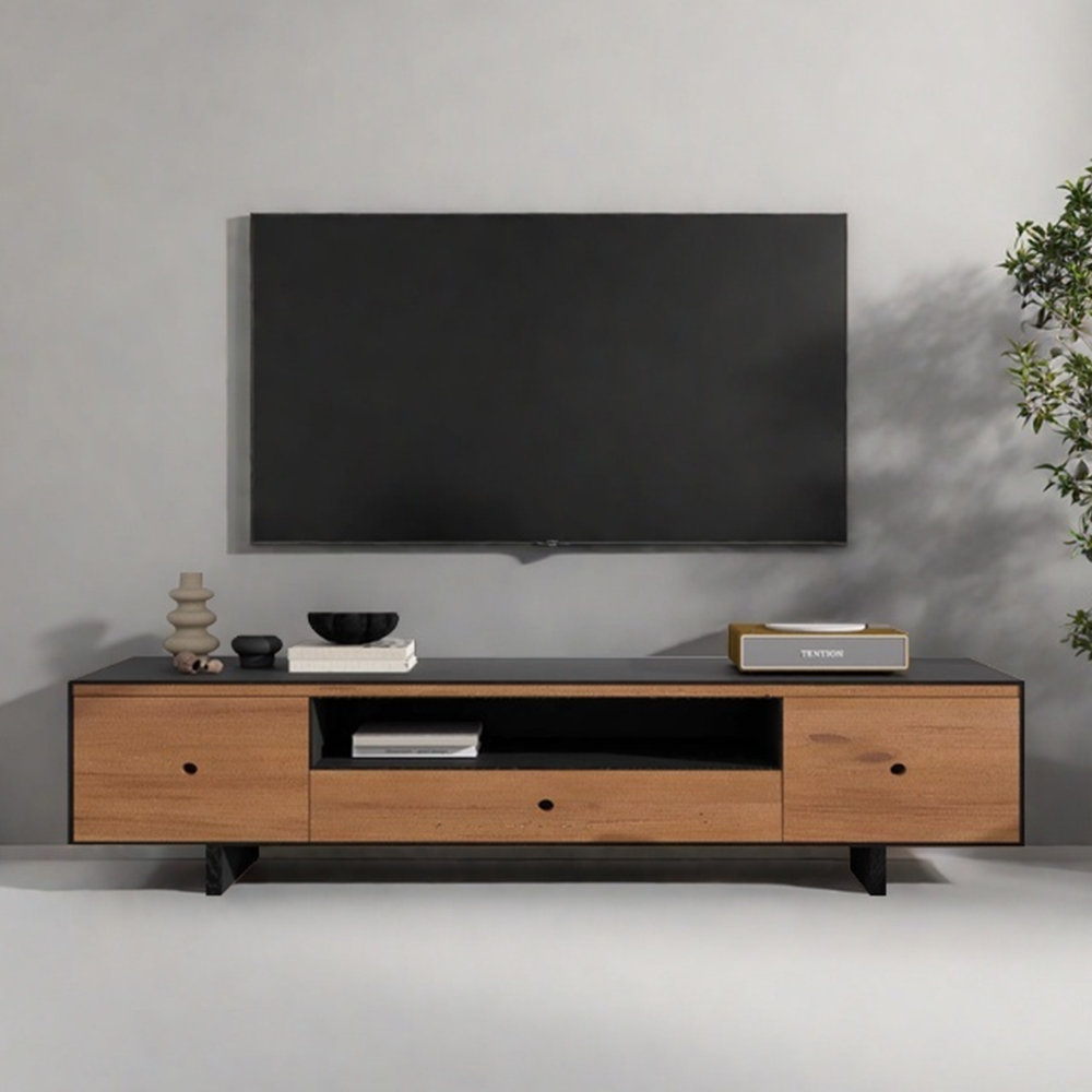 dinlin home Simple and contrasting color design TV cabinet | Wayfair