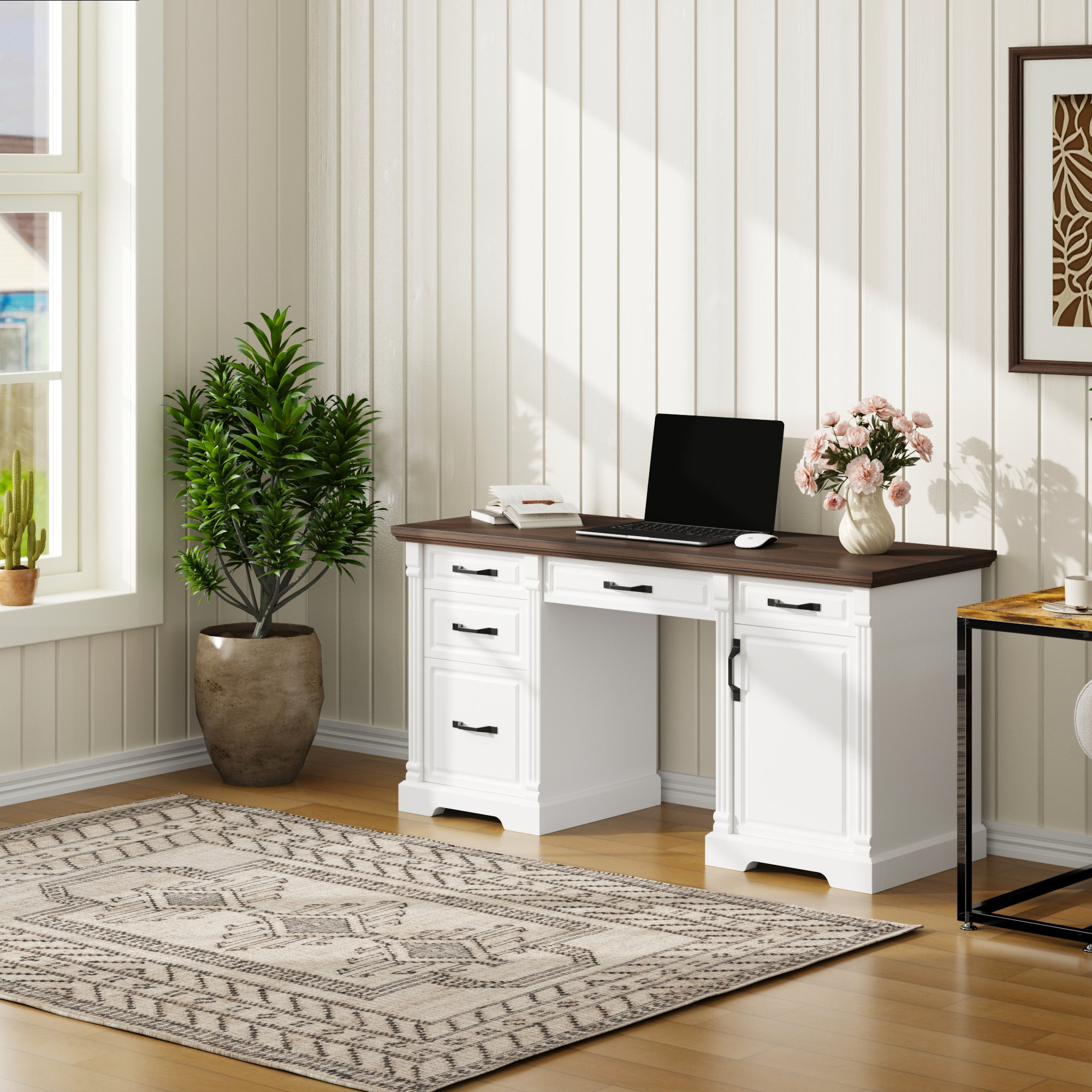Red Barrel Studio 59'' W 5-Drawer Computer Desk - Wayfair Canada