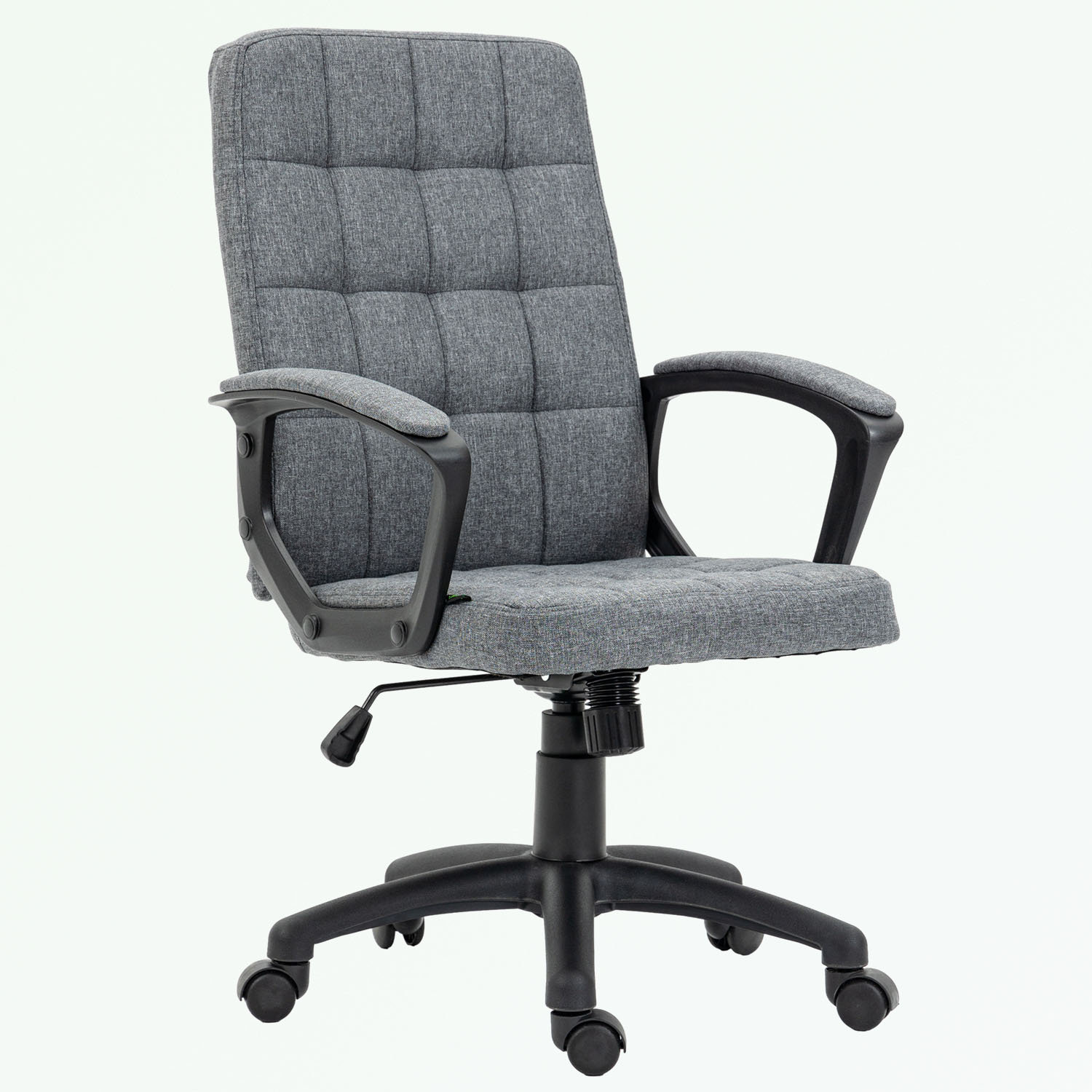 Inbox Zero Majeris Linen Office Chair | Wayfair