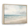 Design Art Soft Color Beach Horizon II - Beach & Ocean Canvas Art Print ...