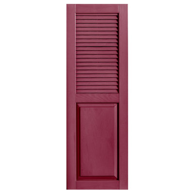 Alpha Shutters Cathedral Top Combination Shutters Pair & Reviews | Wayfair
