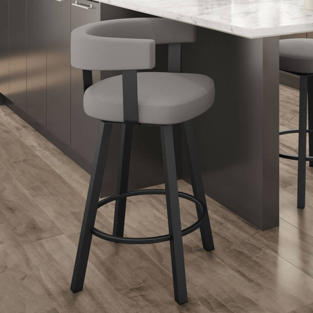 Orren Ellis Siya Swivel Counter & Bar Stool & Reviews | Wayfair