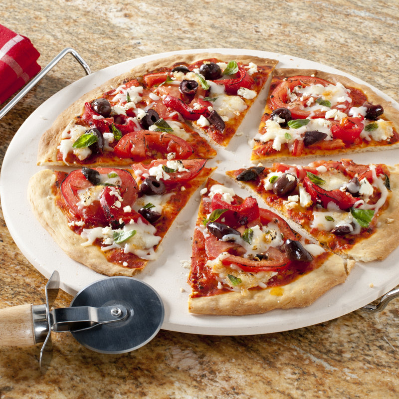 Nordic Ware Ceramic Pizza Stone & Reviews | Perigold