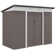 Outsunny 8 ft. W x 4 ft. D Galvanized Steel Storage Shed & Reviews ...