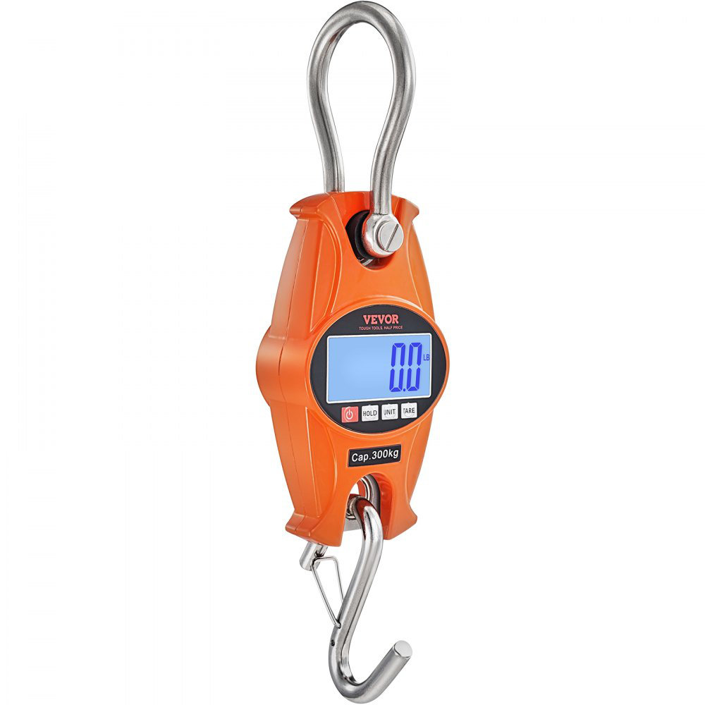 Stellweilan Tessberg Digital Crane Scale, 660 lbs/300 kg, Industrial ...