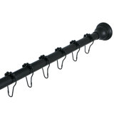 Matte Black Shower Curtain Rods You'll Love | Wayfair