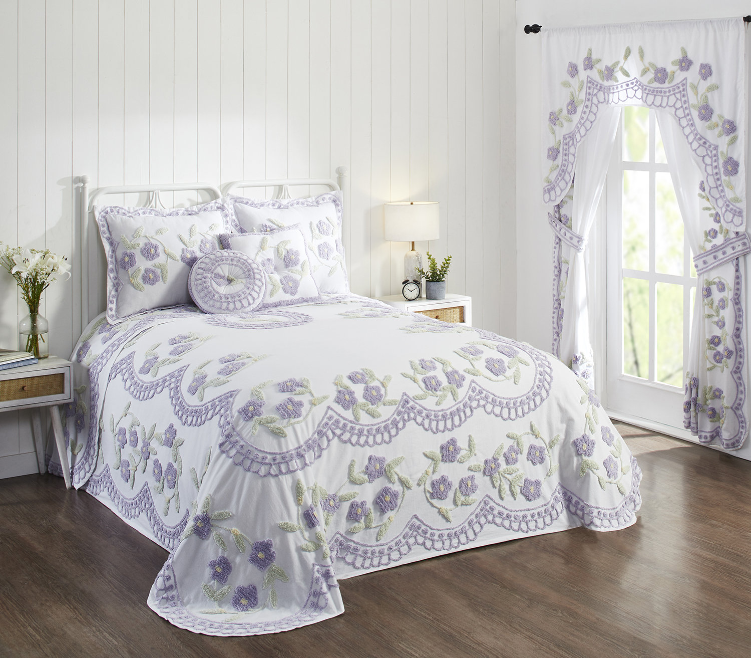 Better Trends Rosalind Cotton Coverlet Bedding Set | Wayfair