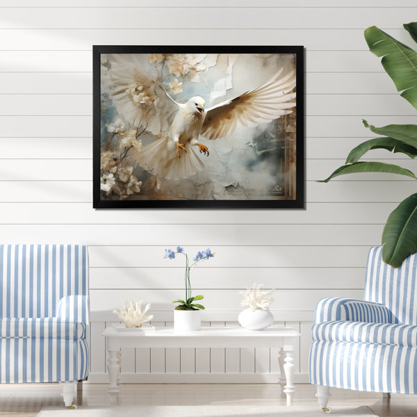 Red Barrel Studio® Vintage Seagulls Flight 1 - Coastal Animal Wall Art ...