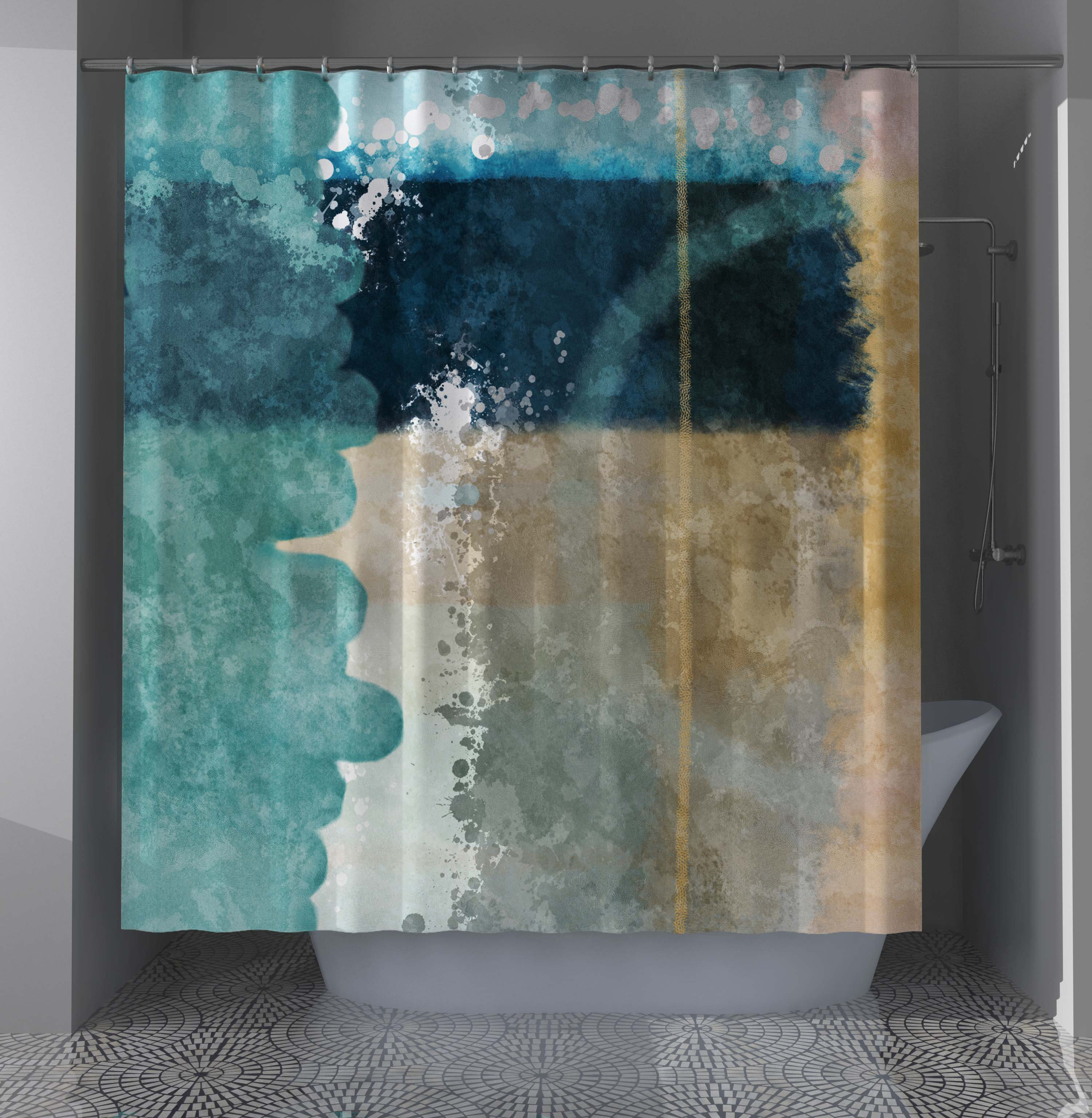 East Urban Home Reputation Go-ahead Shower Curtain | Wayfair