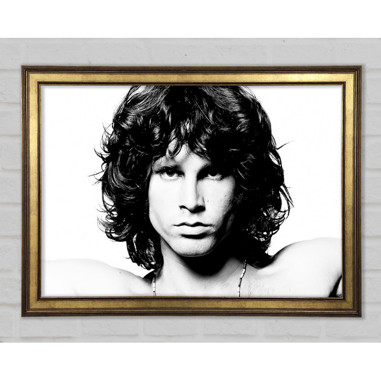 Brayden Studio Jim Morrison Face - Single Picture Frame Art Prints ...