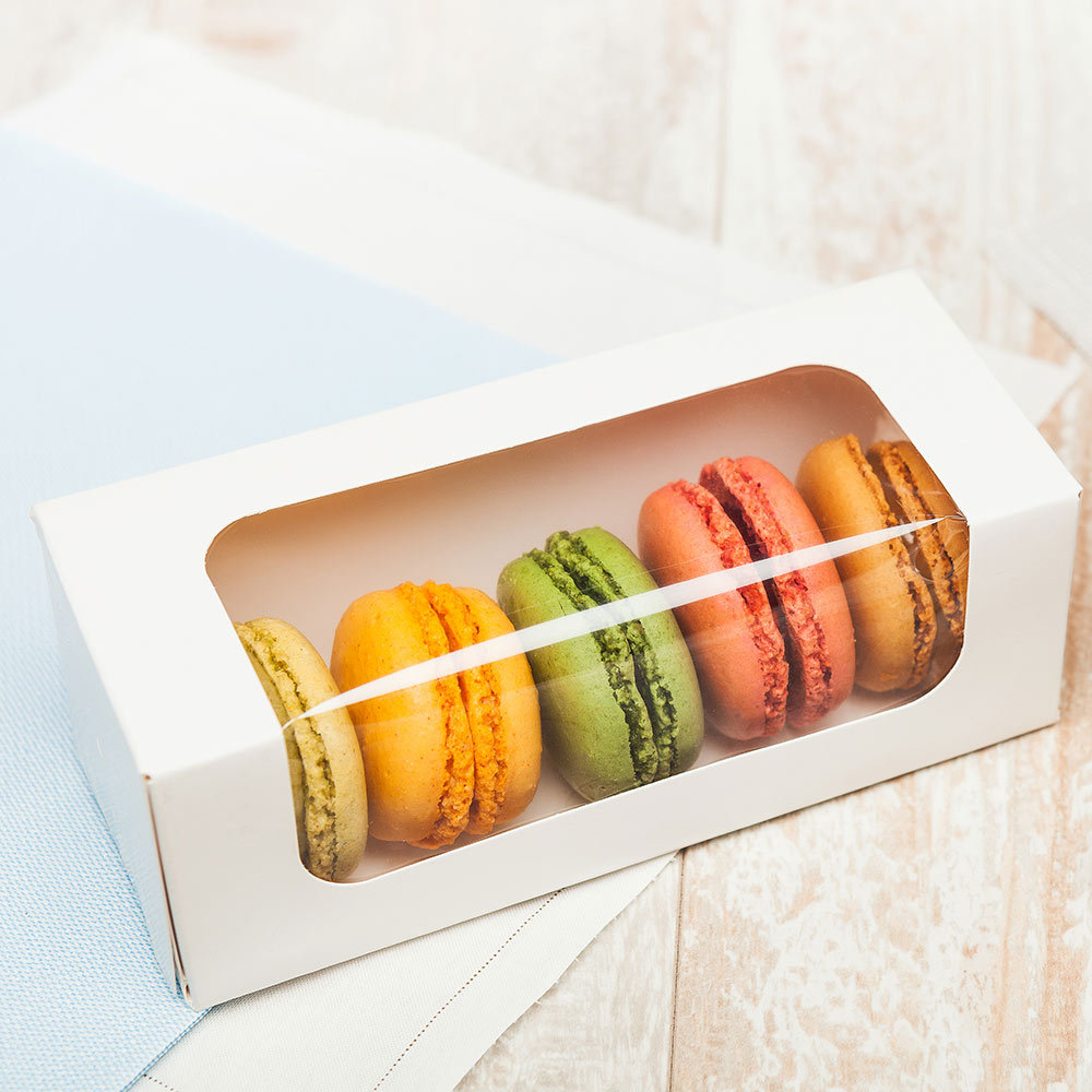 Restaurantware Cafe Vision 13 Oz Rectangle White Paper Small Take Out ...