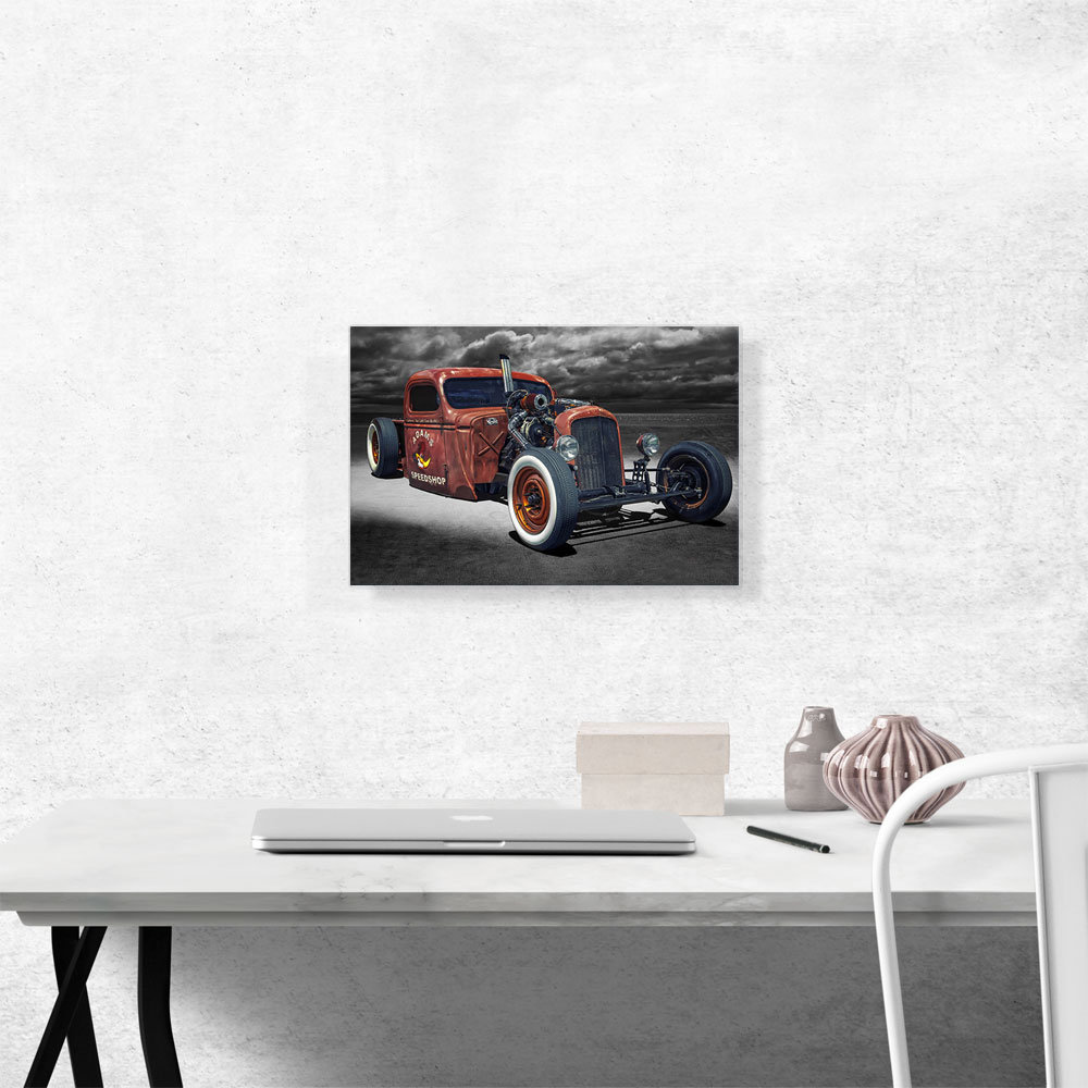 ARTCANVAS Hot Rod American Vintage Car Canvas Art Print - Wayfair Canada