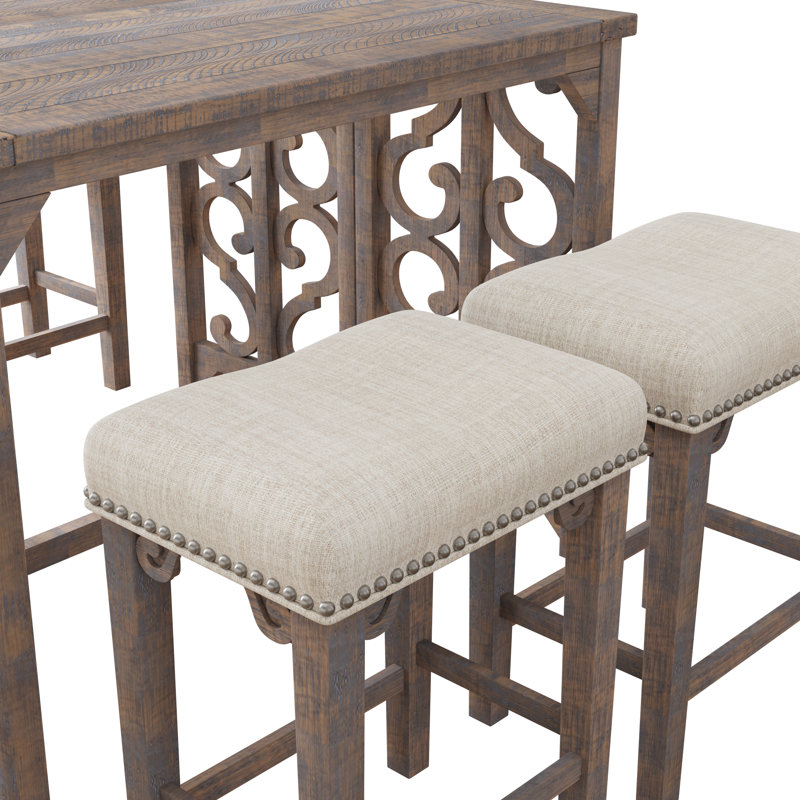 August Grove® Adysen 3 - Piece Extendable Dining Set | Wayfair